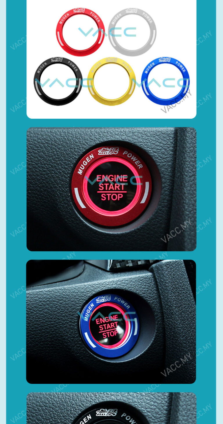 Honda Civic X Push Start Button Ring - VACC AUTO